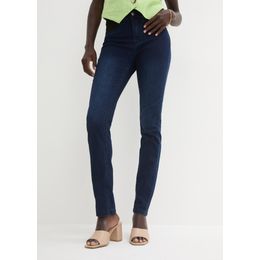 bonprix Jeans mit Bequembund, blau, mit Baumwolle