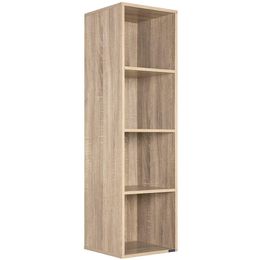 Casaria Bücherregal Skylar Eiche 106x30x30cm