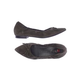 Högl högl Damen Ballerinas, grün, Gr. 4.5