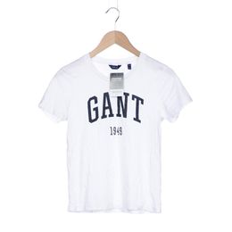 Gant Damen T-Shirt, weiß, Gr. 34