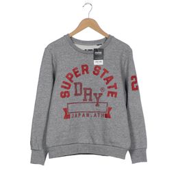 Superdry Damen Sweatshirt, grau, Gr. 44