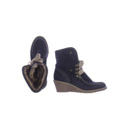 Marco Tozzi Damen Stiefelette, marineblau, Gr. 39