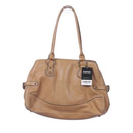 Abro Damen Handtasche, beige, Gr.