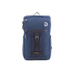 Laptoptasche DISCOVERY "Shield", Gr. B/H/T: 29cm x 44cm x 15cm, blau, Kunstfaser, unifarben, Taschen, mit 15-Zoll-Computerschutzfach