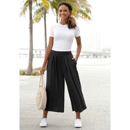 Lascana Damen Culotte, schwarz, Gr&ouml;&szlig;e 38