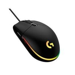Logitech G203 LIGHTSYNC, Gaming-Maus schwarz
