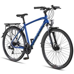 Licorne Bike Premium Touring Trekking Bike in 28 Zoll - Fahrrad für Jungen, Mädchen, Damen und Herren - 21 Gang-Schaltung - Mountainbike - Crossbike