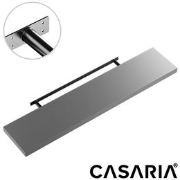 Casaria Wandregal Schweberegal 110cm grau + Halterung