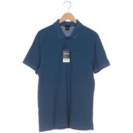 BOSS Orange Herren Poloshirt, blau, Gr. 52