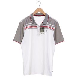 Calvin Klein Herren Poloshirt, weiß, Gr. 52