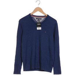 Tommy Hilfiger Herren Pullover, blau, Gr. 48