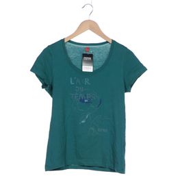 Esprit Damen T-Shirt, türkis, Gr. 36