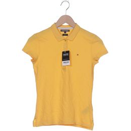 Tommy Hilfiger Damen Poloshirt, gelb, Gr. 34