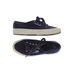 Superga Damen Sneakers, marineblau, Gr. 38