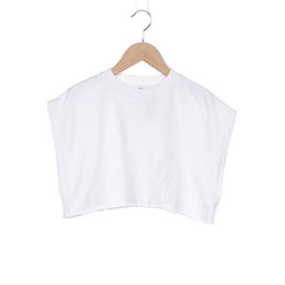 Bershka Damen T-Shirt, weiß, Gr. 34