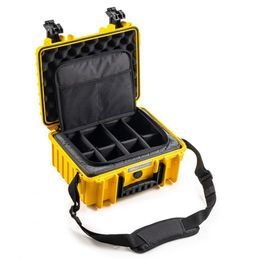 B&W International B&W Photo Set Case Typ 3000 mit Photo Bag gelb