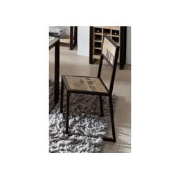 Stuhl Mango 45x46x92 natur bedruckt FACTORY #109