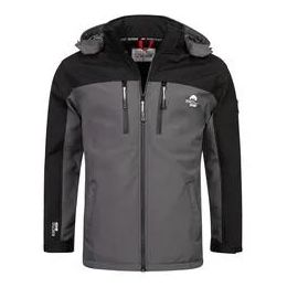 Softshelljacke Arctic Seven "ASSurvivo" Gr. S, schwarz (schwarz, dunkelgrau) Herren Jacken Outdoorjacke mit abnehmbarer Kapuze