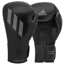 Boxhandschuhe Adidas PERFORMANCE "Speed Tilt 150" Gr. 12, schwarz, Boxhandschuhe, 12 12 oz, Kunstleder