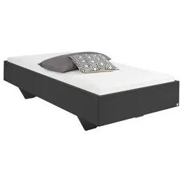 Futonbett Rauch "Phoenix", grau (graumetallic), B:95cm H:41cm L:206cm, Betten, ohne Kopfteil