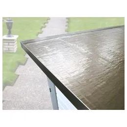 Dachbahn Weka, grau (grau, silberfarben), Bitumen, Dachpappen, selbstklebend (Rolle 5m2)
