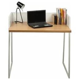 Schreibtisch TemaHome Tische Gr. B/H/T: 90cm x 88cm x 60cm, braun (eichefarben + weiß) (BTH): 906088 cm