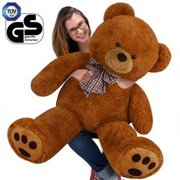 Casaria Deuba Großer Teddybär XXL braun