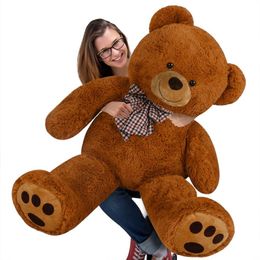 Casaria Deuba großer Teddybär XXXL braun