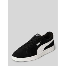 Puma Ledersneaker mit Label-Details Modell 'Smash 3.0'