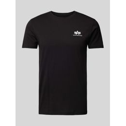 Alpha Industries T-Shirt mit Label-Print