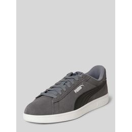 Puma Ledersneaker mit Label-Details Modell 'Smash 3.0'