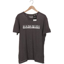 Napapijri Herren T-Shirt, grau, Gr. 54