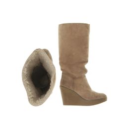 Zign Shoes Zign Damen Stiefel, beige, Gr. 38