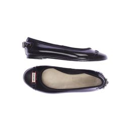 Hunter Damen Ballerinas, schwarz, Gr. 37