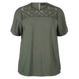 ZIZZI Bluse Damen Gr&ouml;&szlig;e XL/XXL oliv