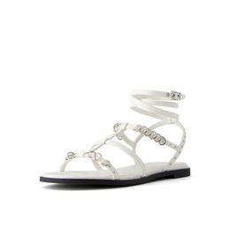 Bershka Strap Sandals female White size 38