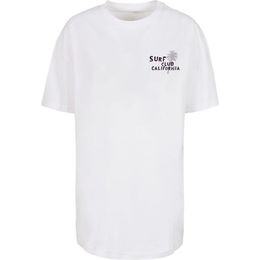 Merchcode Oversized Shirt 'Surf Club California' female White size S