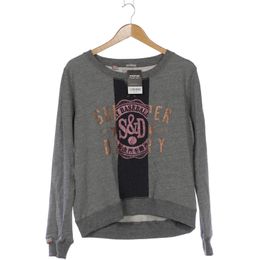 Superdry Damen Sweatshirt, grau, Gr. 42