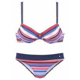 s.Oliver Bikini Damen Größe M/L blau / rot / weiß