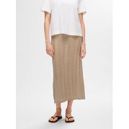 Selected Skirt female Beige size XS