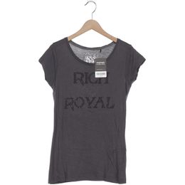 Rich & Royal Rich & Royal Damen T-Shirt, grau, Gr. 36