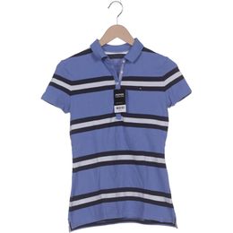 Tommy Hilfiger Damen Poloshirt, blau, Gr. 36