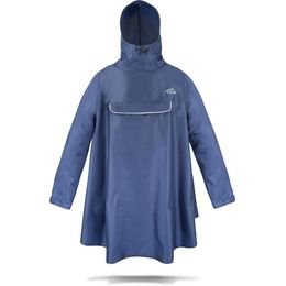 Normani Regenponcho 'Kauai' Damen Gr&ouml;&szlig;e XXXL/4XL navy / silbergrau