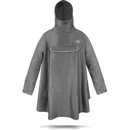 Normani Regenponcho 'Kauai' Damen Gr&ouml;&szlig;e XL/XXL grau / dunkelgrau