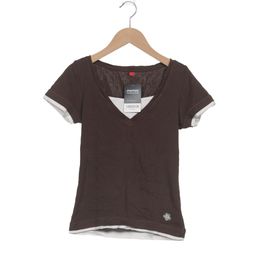 Esprit Damen T-Shirt, braun, Gr. 34