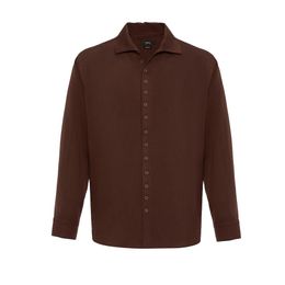 Antioch Button Up Shirt male Brown size XL