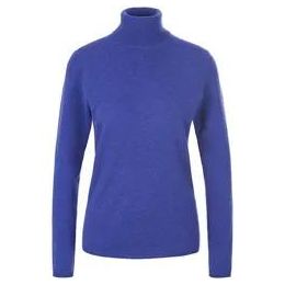 Rollkragen-Pullover aus Schurwolle und Kaschmir include lila, 36