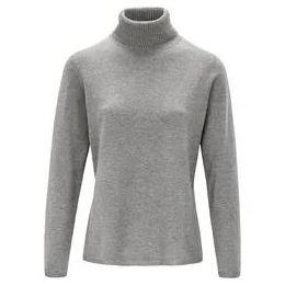 Rollkragen-Pullover aus Schurwolle und Kaschmir include grau, 46