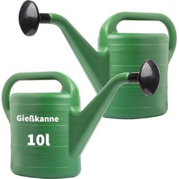 2friends Gießkanne komfortable Bewässerung (2-tlg., 2er Set 53x33x18 cm), klassisch Grün mit abnehmbarer Düse
