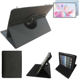K-S-Trade Tablet-Hülle für Teclast P30S, High quality Schutz Hülle 360° Tablet Case Schutzhülle Flip Cover, schwarz